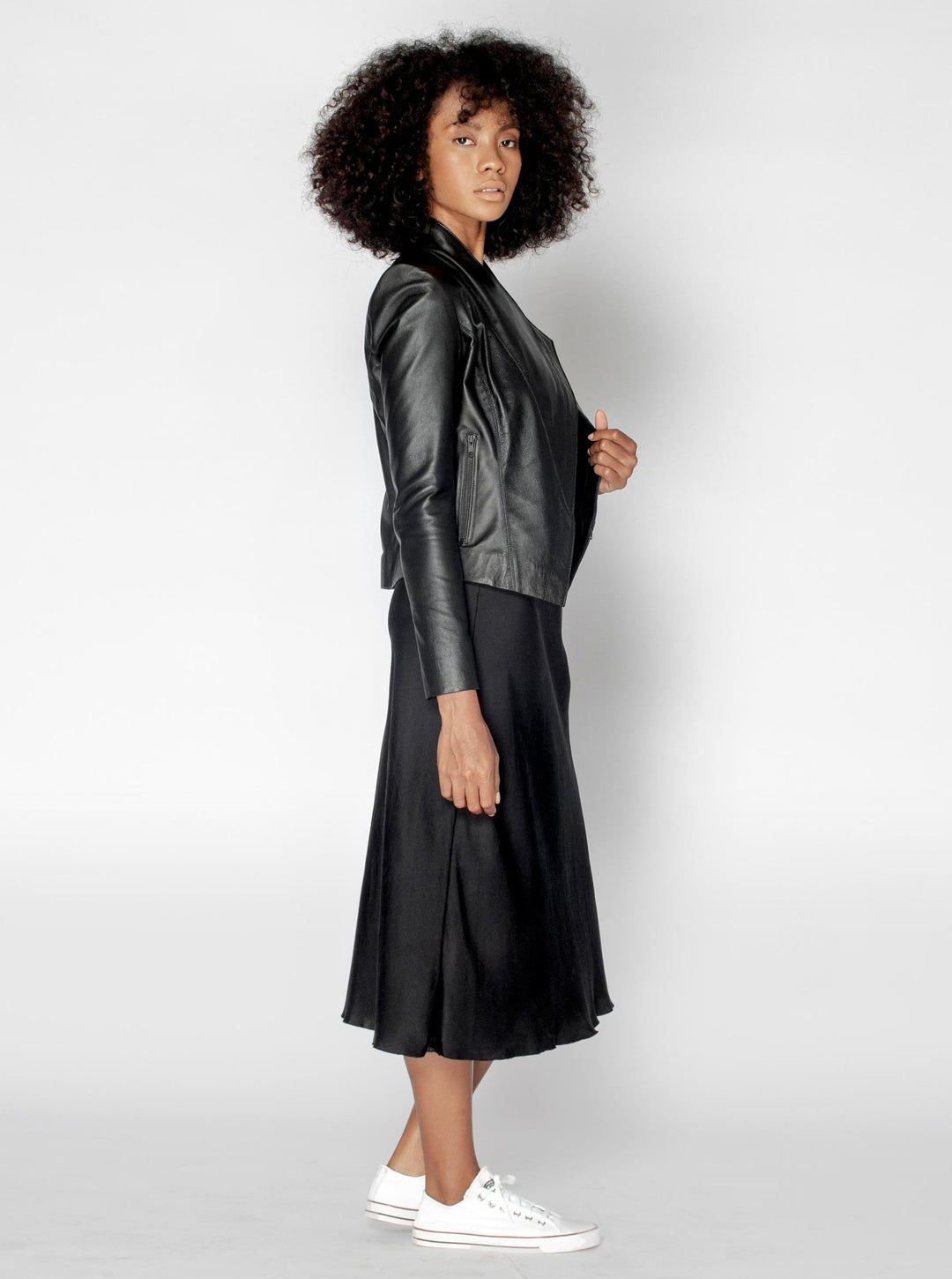 LUCA LEATHER JACKET - BLACK – 2NDSKIN THE LABEL